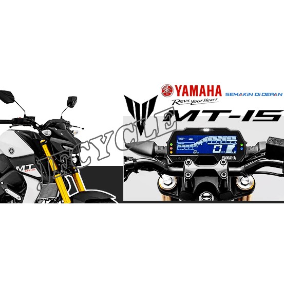 YAMAHA MT15 TINTED METER STICKER 2020 (YAMAHA MT15 / YAMAHA R15 TINTED ...