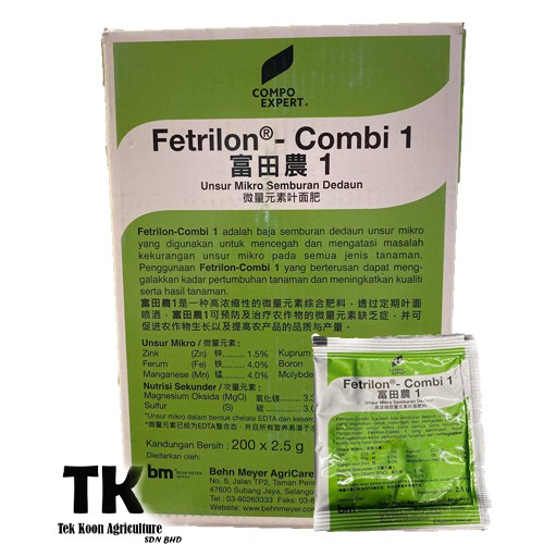 Fetrilon-Combi 1 | Behn Meyer | Baja Subur Tanaman - 1 BOX 200 paket 2 ...