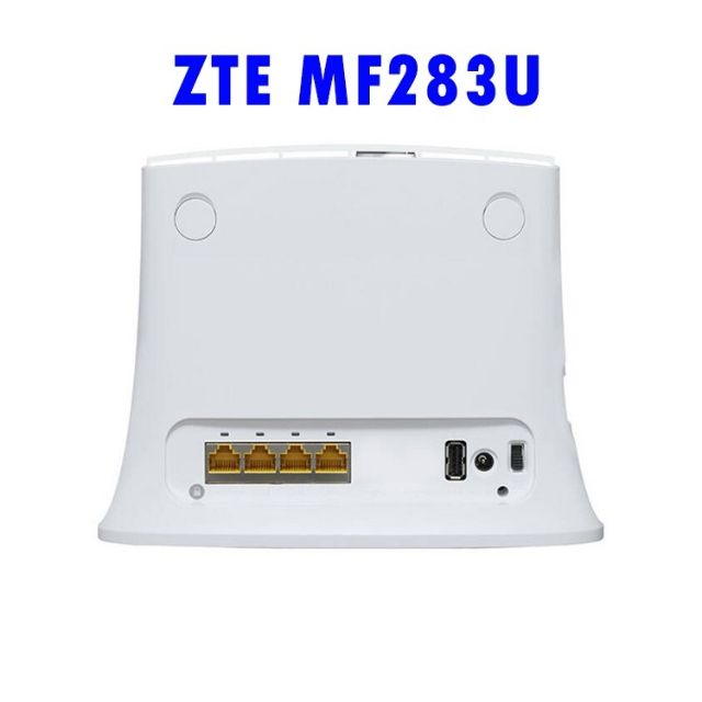 ZTE MF283U Wifi 4G Router Modem 4 Wlan Port MAXIS HOME 4G WIFI | Shopee ...
