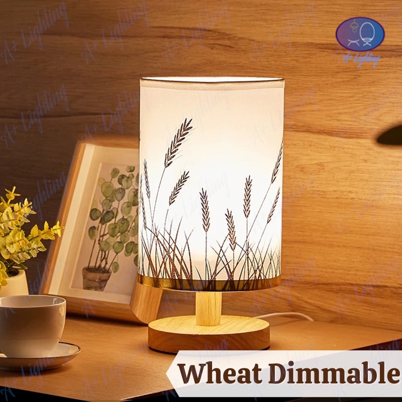 【Ready Stock】Wooden Bed Lamp LED Lampu Tidur Meja Table Night Light ...