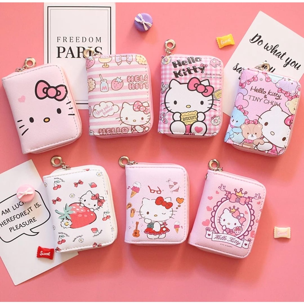 Kids wallet Hello Kitty Unicorn Pony beg Budak Dompet Cute dompet budak ...