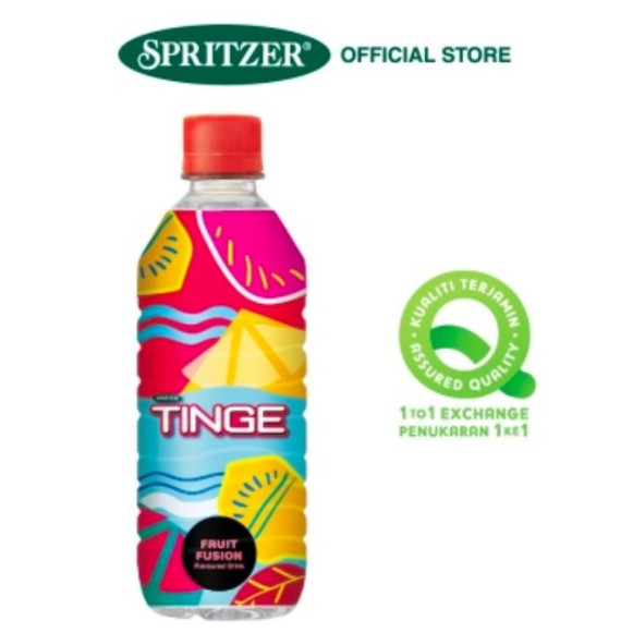 SPRITZER - TINGE "Fruit Fusion / Mango Tango / Grape / Lemon" Flavoured Drink (500ml x 1 ...