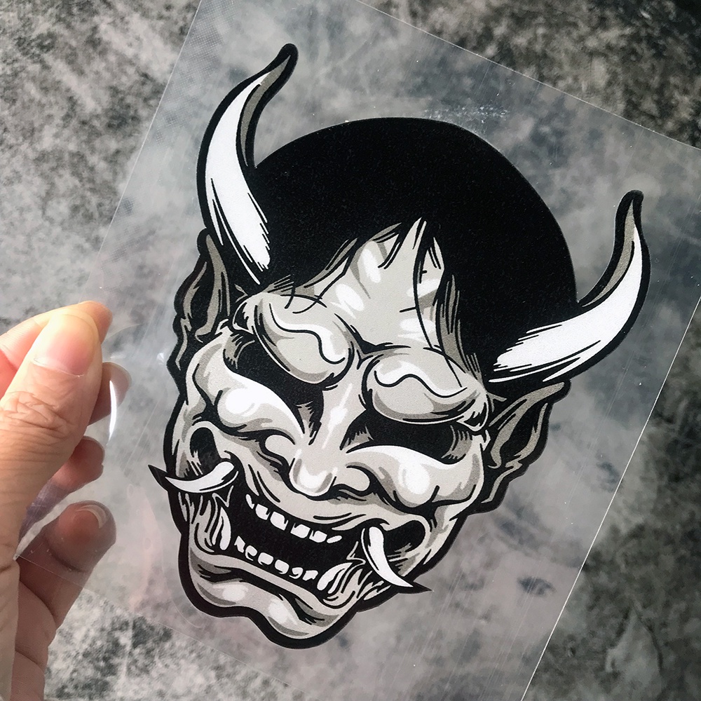 Reflective Anime Japanese Waterproof Samurai Stickers Car Motorcycle ...
