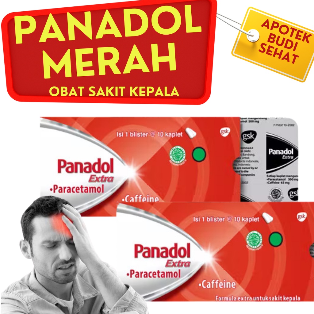 MERAH Panadol Extra Red Panadol Dizziness Medicine Fever Medicine ...