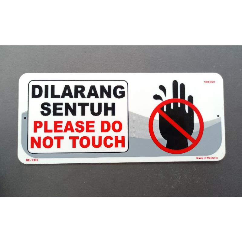 Yosogo 22x10cm Signboard Plate (BE )-1pcs | Shopee Malaysia