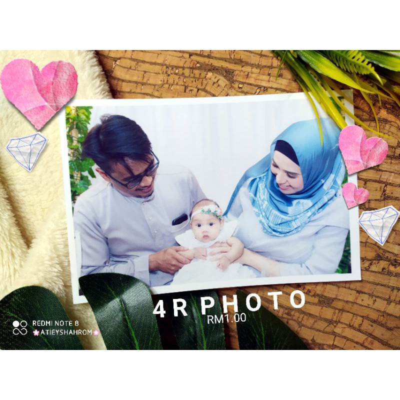 4r picture gambar size 4r glossy paper 4r with frame | Shopee Malaysia