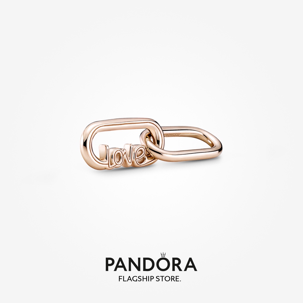 Pandora ME 14k Rose Gold-Plated Styling Love Word Link | Shopee Malaysia
