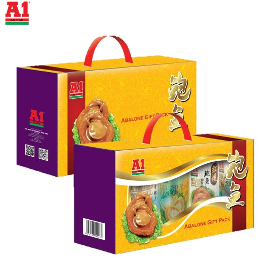 A1 Abalone Gift Set (Abalone with Brown Sauce x2, Braised Top Shell in ...