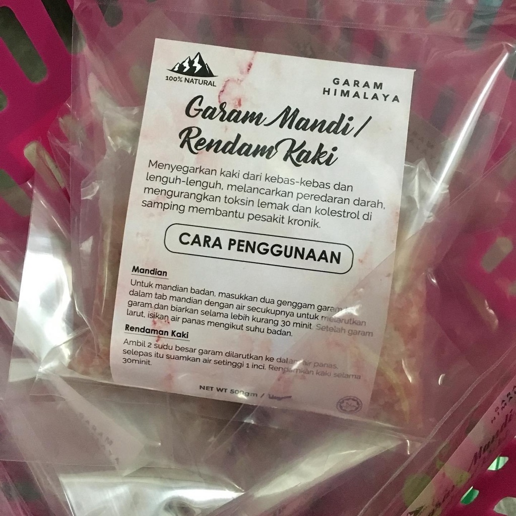 4 x 500g Garam Rendam Kaki/Mandian (Salt Soak Spa) | Shopee Malaysia