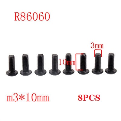RC M2 M2.5 M3 M4 Button/Flat/Round/Column Head Hex Screws Nuts Metal ...