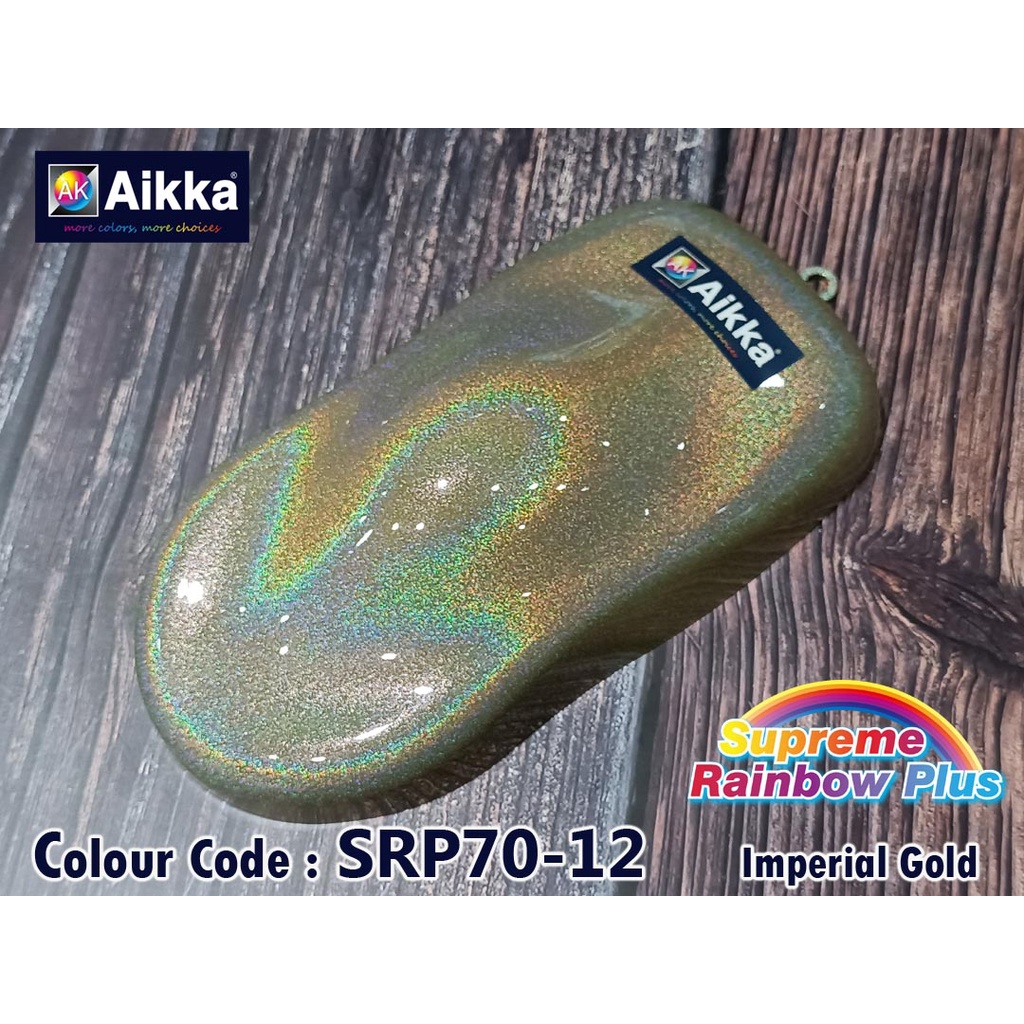 AIKKA SUPREME RAINBOW PLUS SRP70-12 / IMPERIAL GOLD / Warna Cat Kereta ...