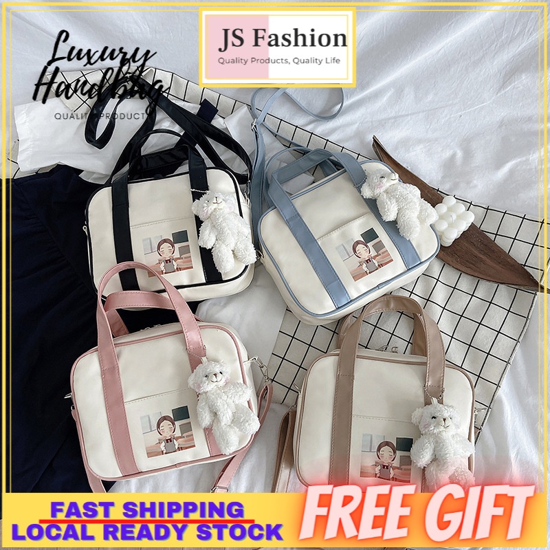 JS Korea Japanese Harajuku cute student shoulder messenger bag Casual ...