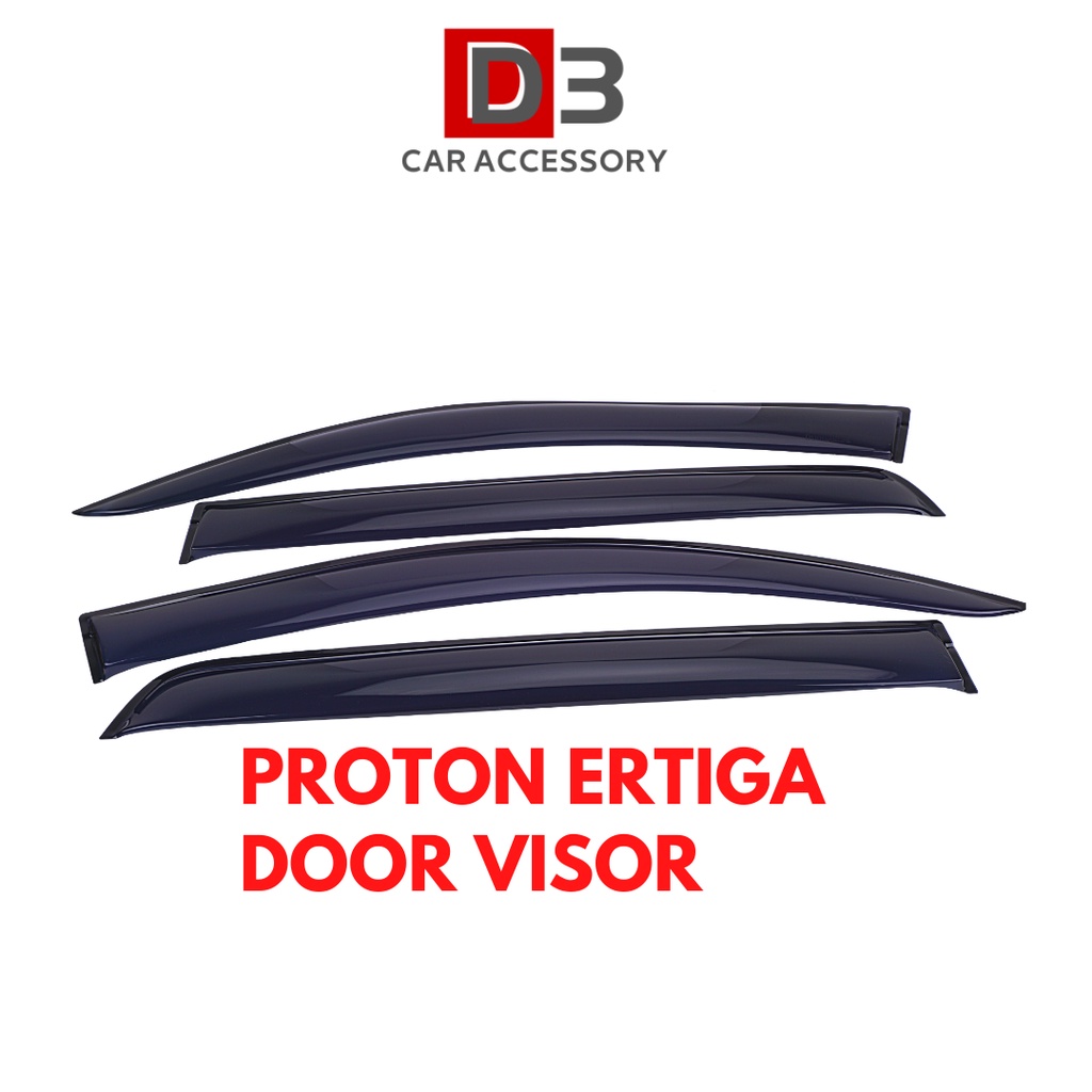 Proton Ertiga Door Visor 4” Injection made in MALAYSIA | Shopee Malaysia