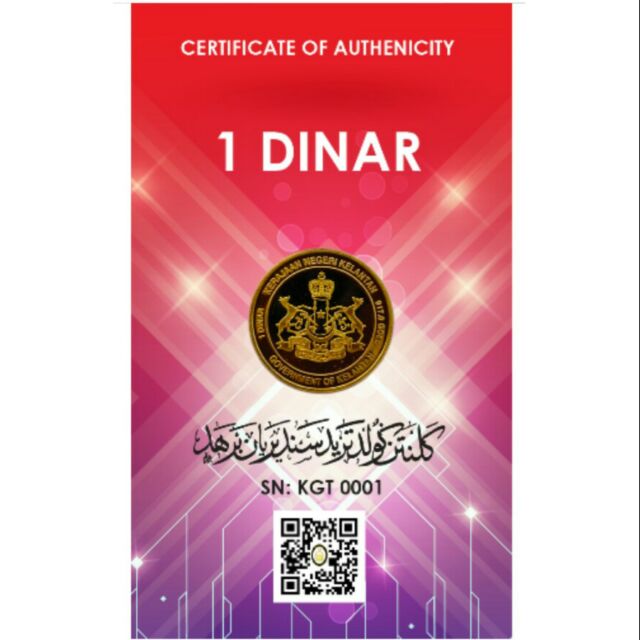 Dinar emas kelantan gold coin syiling murah borong original bullion ...