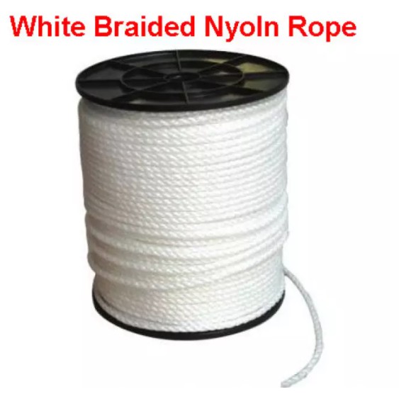 White Braided Nylon Rope ( 3MM,4MM,5MM,6MM,8MM ) | Shopee Malaysia