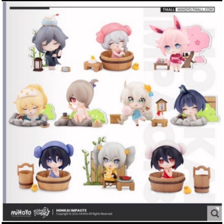 Final payment) OFFICIAL Honkai Impact 3rd Chibi Onsen series figurine ...