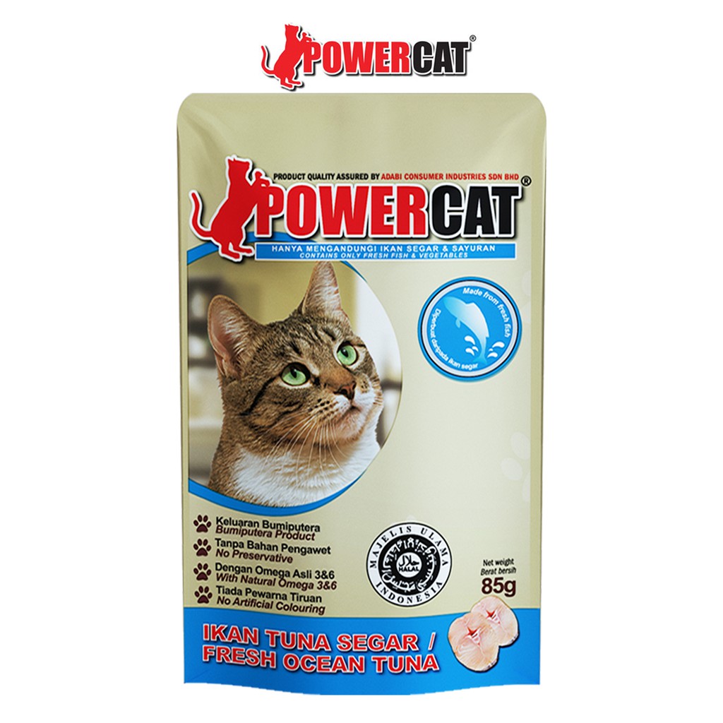 Powercat Fresh Ocean Tuna Wet Food 85g | Shopee Malaysia