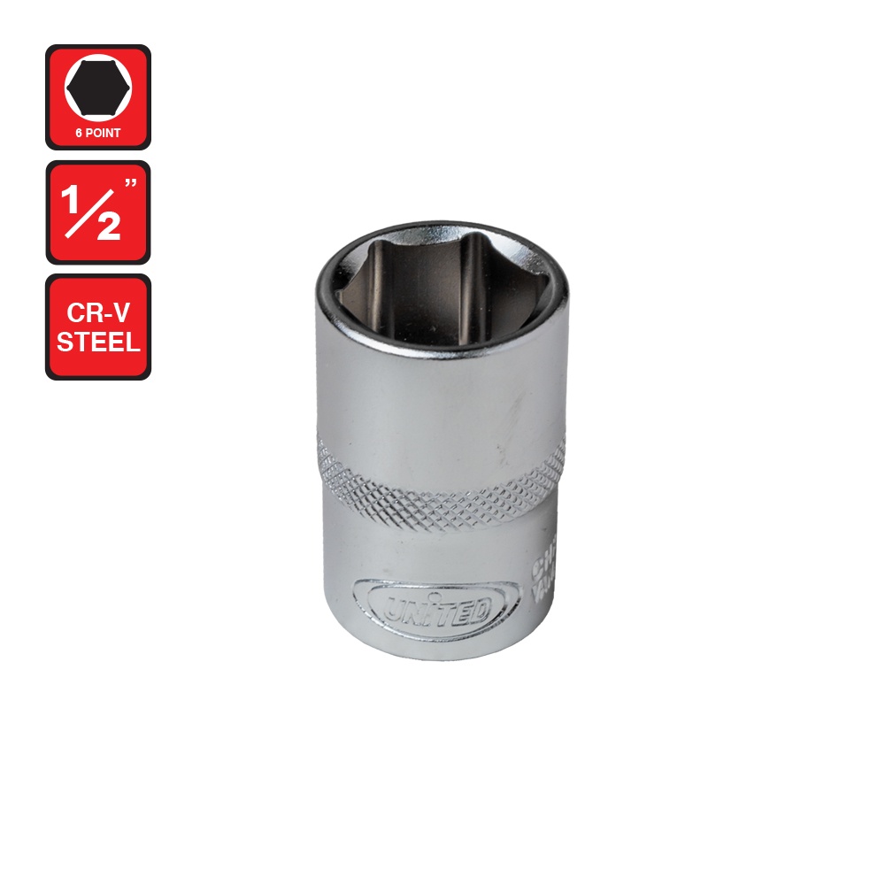 【UNITED】1/2" White Socket (8mm - 32mm; 6 Point) | Shopee Malaysia