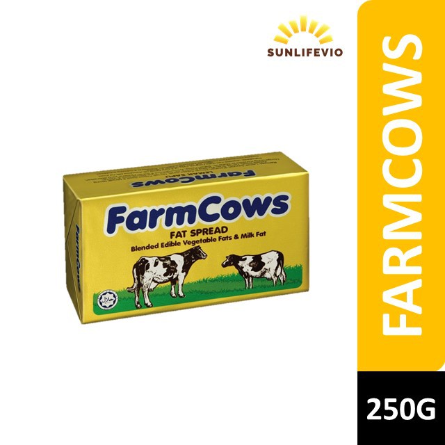 FARM COWS FAT SPREAD BUTTER 250GM (WITH ICE BAG) | Shopee Malaysia