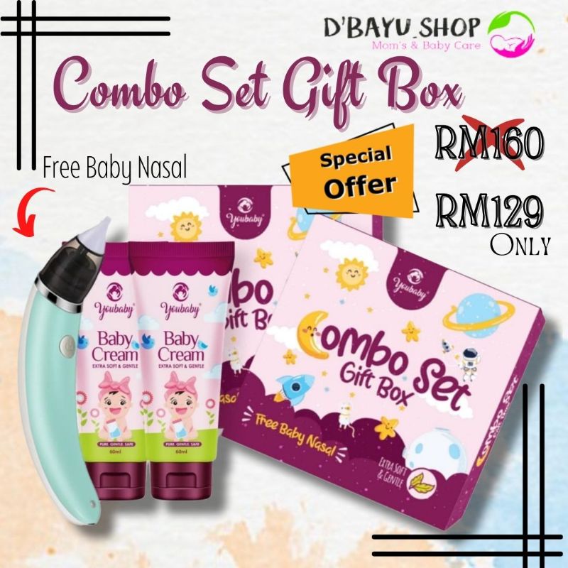 YOUBABY CREAM COMBO SET GIFT BOX | KRIM RUAM VIRAL (TMY89319052 ...