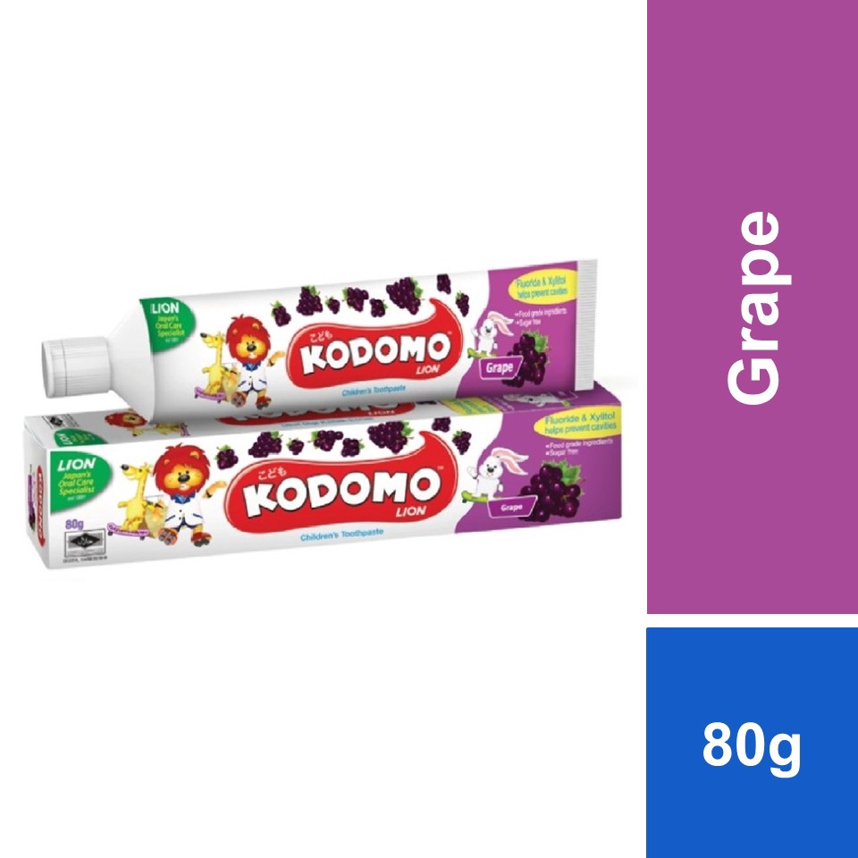Kodomo Children Toothpaste Grape 80g | Shopee Malaysia