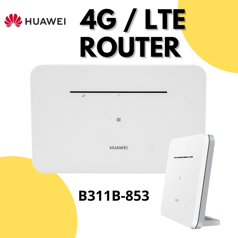 HUAWEI LTE 4G Router MESH Wi-Fi NFC Tap To Connect B311B-853 (White ...