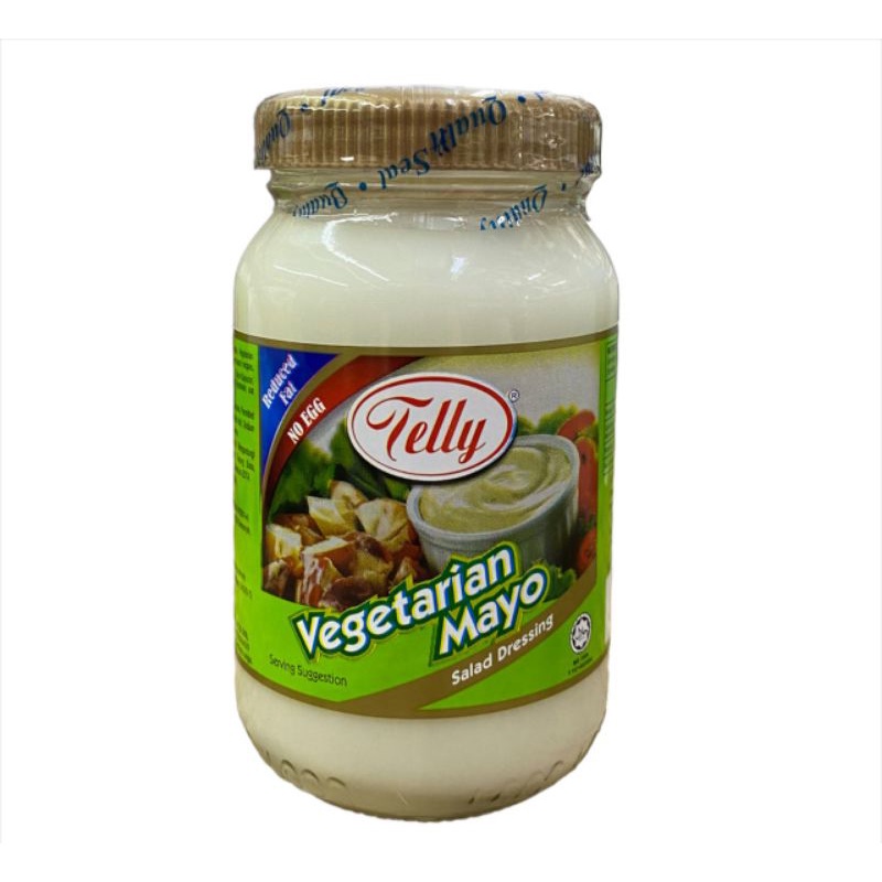 美乃滋酱(素) Telly Salad Dressing Vegetarian Mayo (230ml/470ml) | Shopee ...