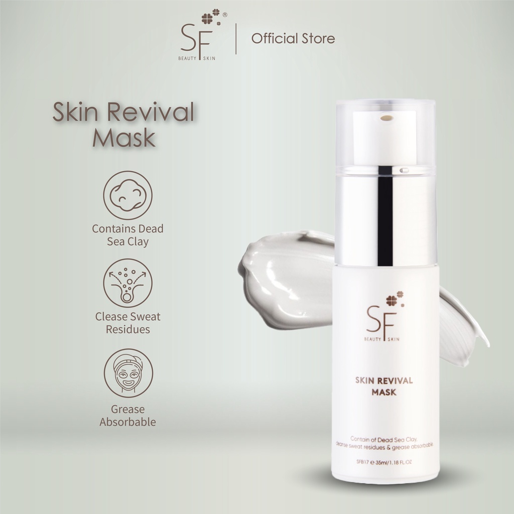 SF Beauty Skin 35ml Skin Revival Mask Facial Mask Oily Skin Skincare ...