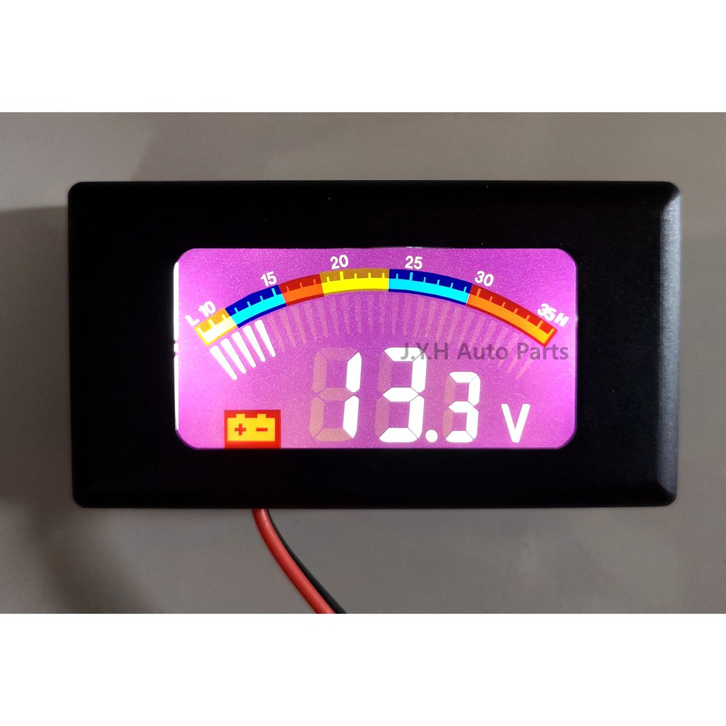 Car Lcd Battery Meter Car Doctor Battery Meter Voltage 12V-30v With ...