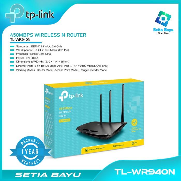Tp-link TL-WR940N TP-Link Wireless Router 3 Antennas 450Mbp Wifi Router ...