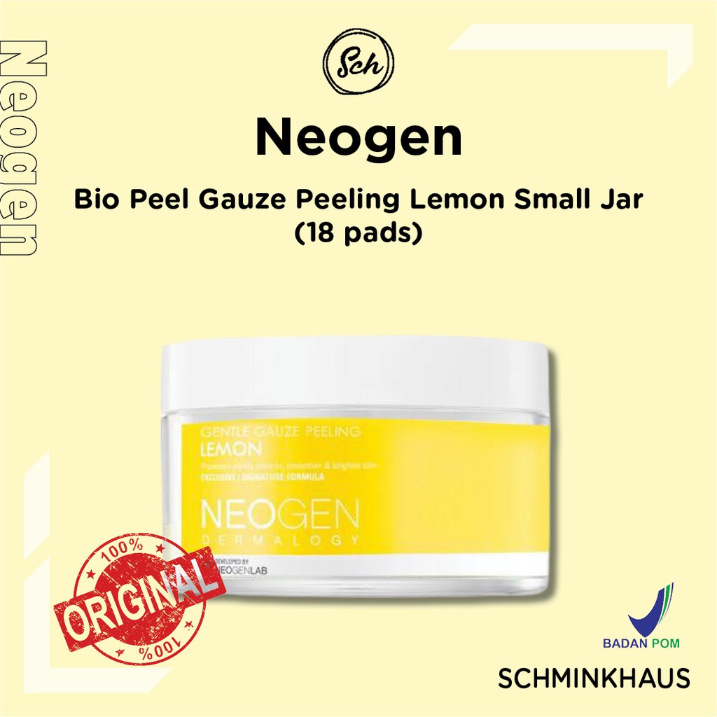 NEOGEN Bio Peel Gauze Peeling Lemon Small Jar (18 pads) | Shopee Malaysia