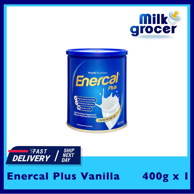 Enercal Plus Vanilla 400g x 1 | Shopee Malaysia