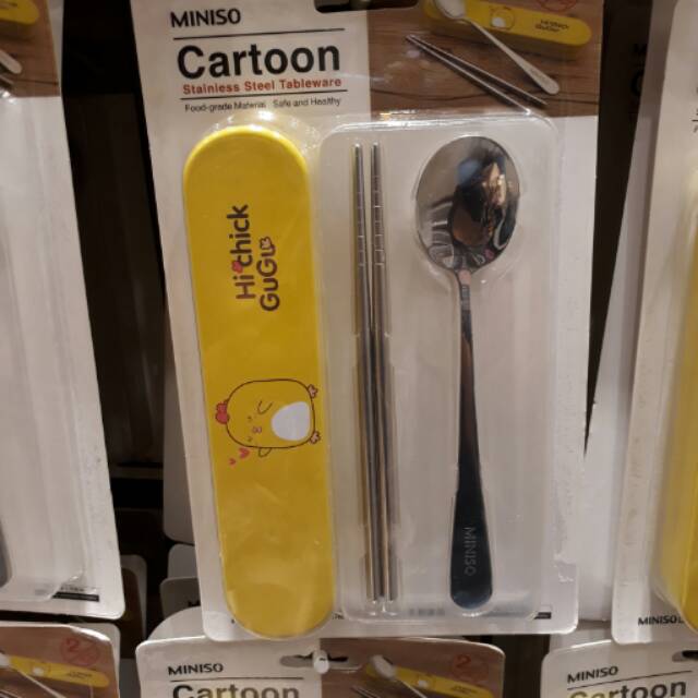 MINISO Japanese Spoon And Chopsticks | Shopee Malaysia