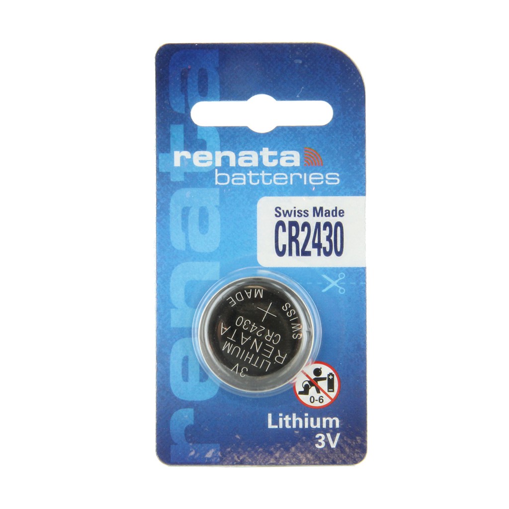 Renata CR2430 3V Lithium Coin Cell Battery (1pc Card) | Shopee Malaysia