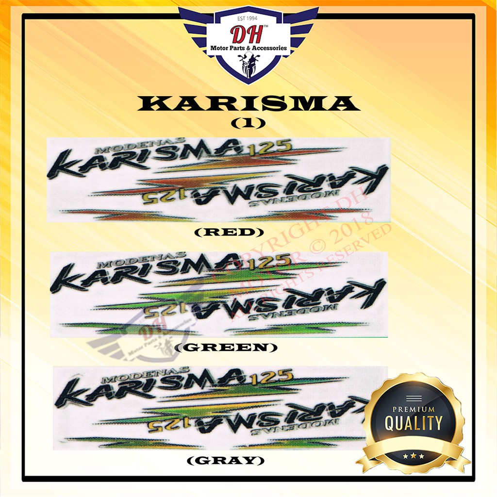 KARISMA STICKER BODY KARISMA (1) | Shopee Malaysia