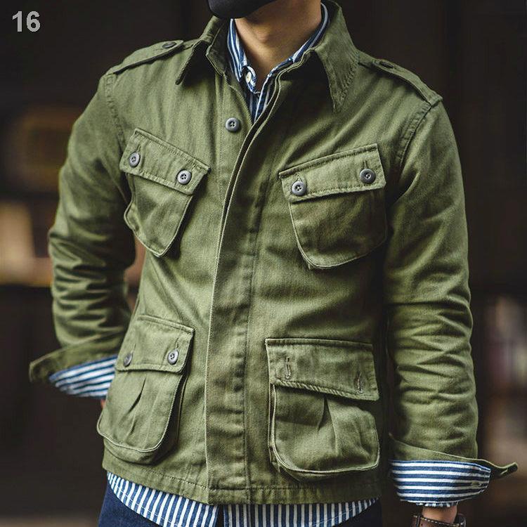 World War II U.S. Army Retro M42 Jacket Spring And Autumn Ami Kaji Re ...