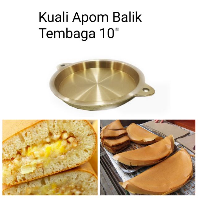 Kuali Apom Balik Tembaga10" inchi /Acuan Apam Balik Tembaga/Copper ...