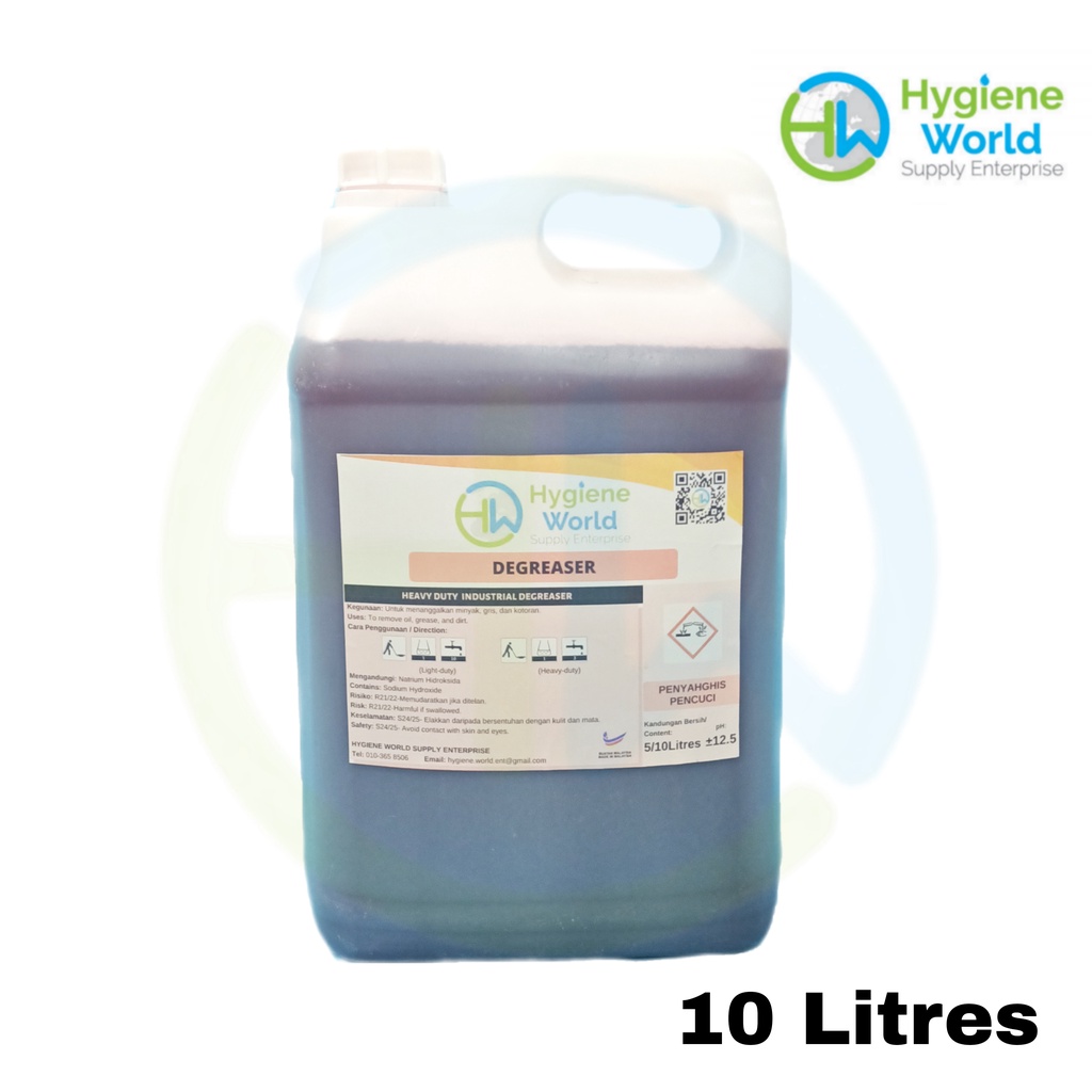Degreaser 10L [FOR FLOOR SURFACES] / FOR REMOVING OIL / GREASE / DIRT ...
