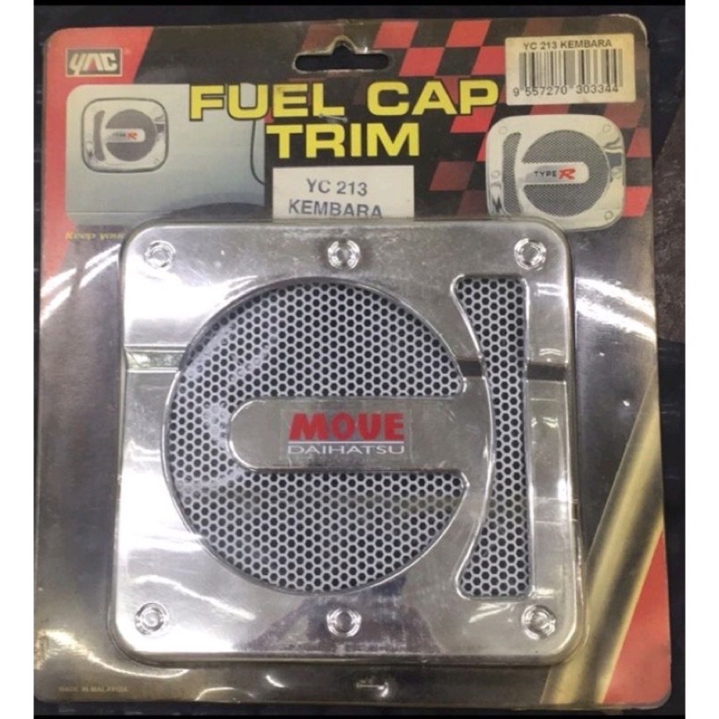 Proton savvy Perodua kembara kelisa blm flx fuel cap trim chrome black ...