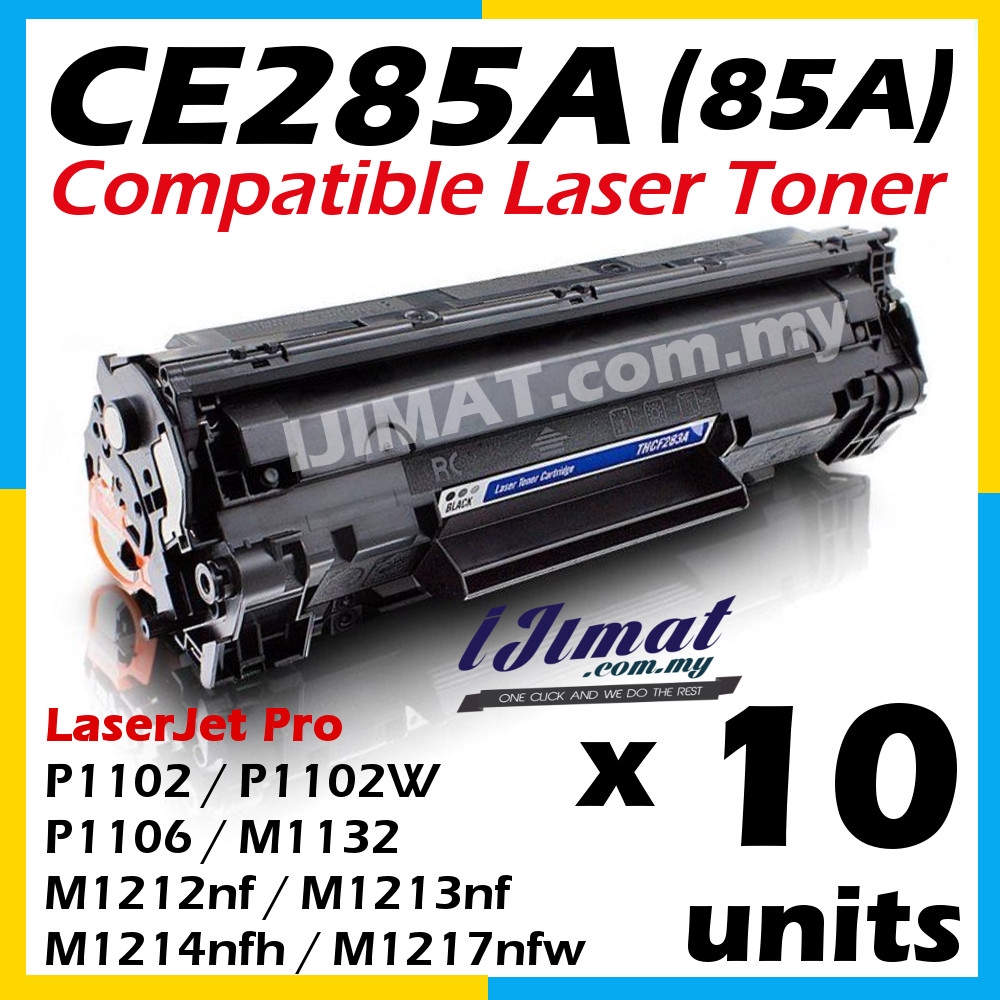 10x Compatible Toner CE285A 325 312 For HP P1102 P1102W M1132 M1212NF ...
