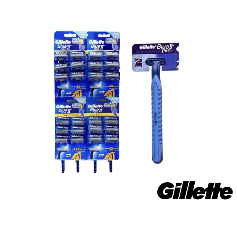 Gillette Blue 2 Plus Disposable Razor Card 1’s | Shopee Malaysia