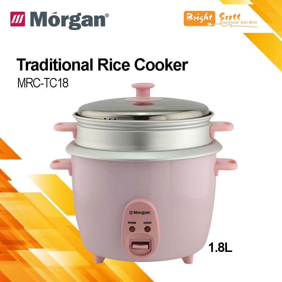 Morgan MRC-TC18 Traditional Rice cooker (1.8L) | Shopee Malaysia