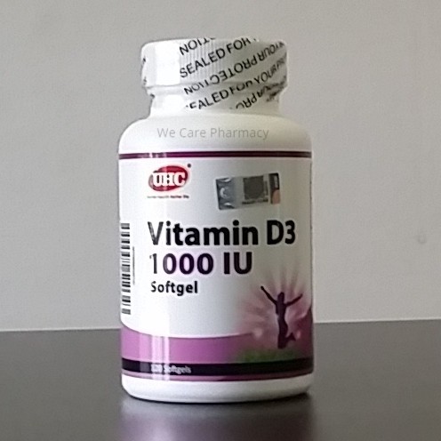 [EXP11/2024] UHC Vitamin D3 1000IU Softgels 120's | Shopee Malaysia