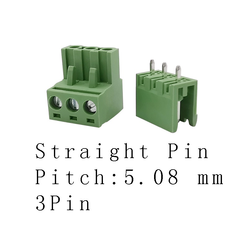 5Pair 5.08mm 2EDG 2/3/4/5/6/7/8/9/10/12Pin PCB Screw Terminal Block Wire Connector 5.08mm Pitch ...