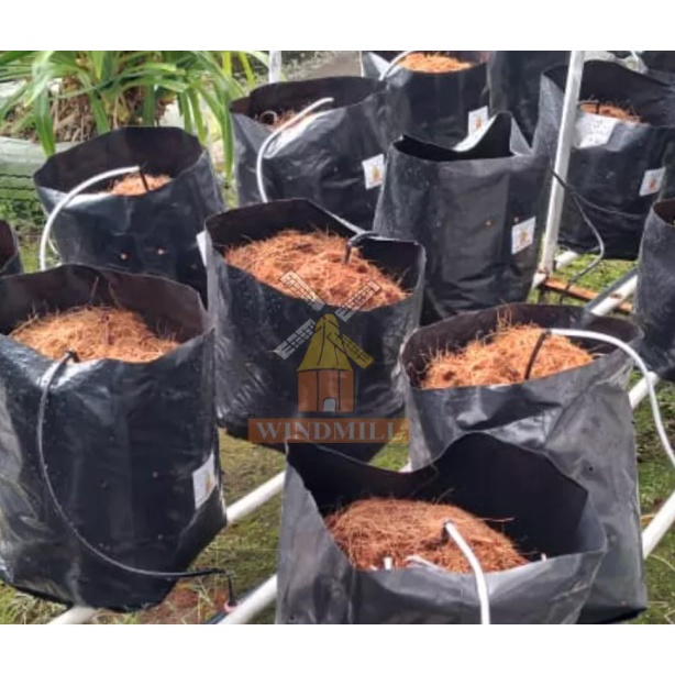 Cocopeat in Polybag Coco Peat Siap Isi Poly bag 16x16 Black SABUT ...