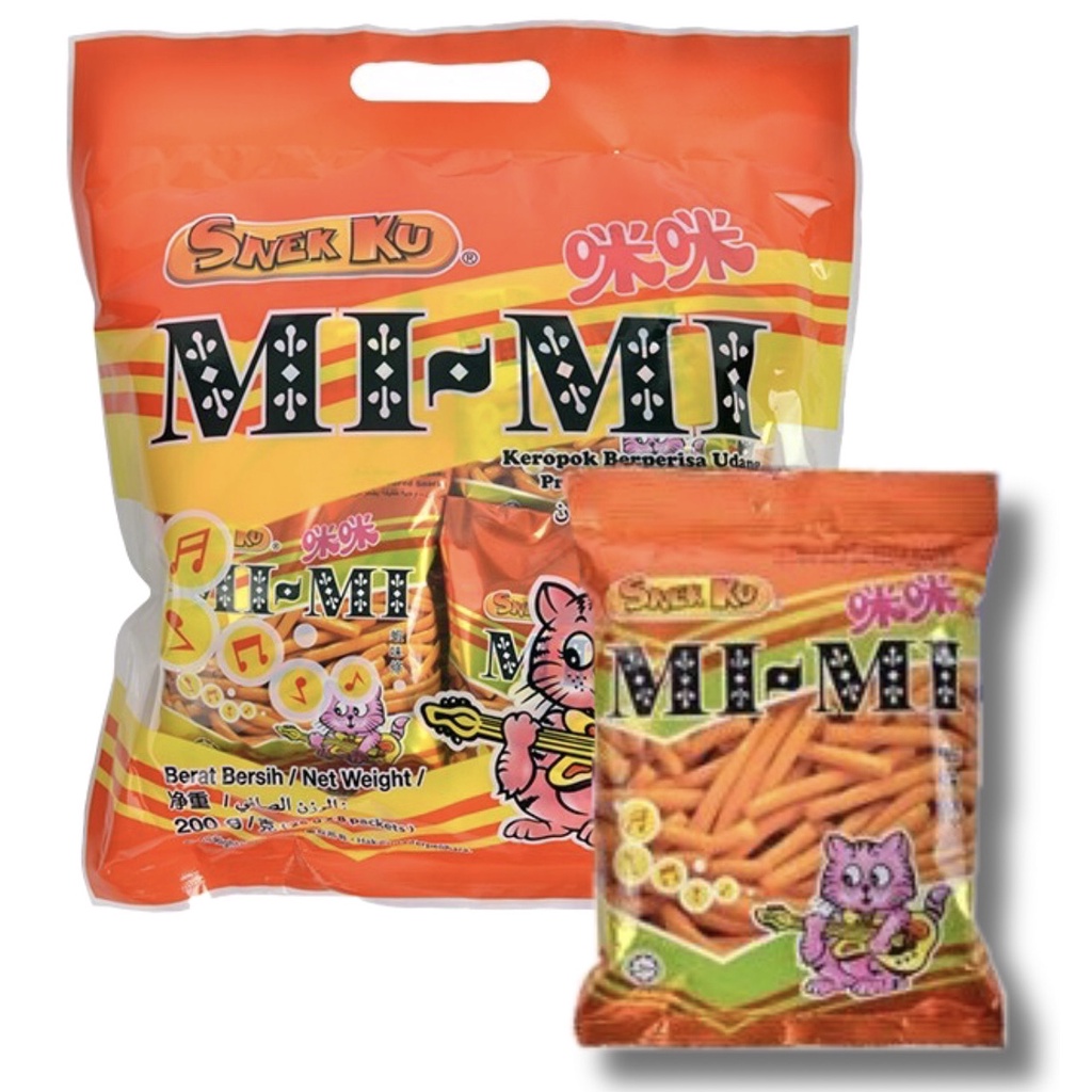 SNEK KU MIMI / TAM TAM PRAWN FLAVOUR SNACK 200G (8 PACKS X 25G ...