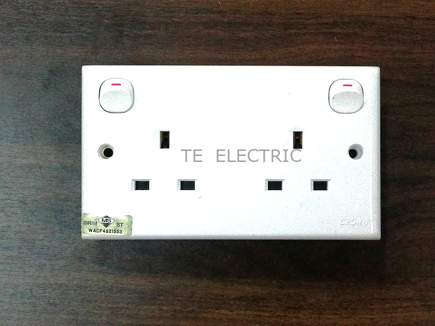 CROWN CA SERIES 13A 15A 2X13A SWITCH SOCKET OUTLET CA130FN CA132FN ...