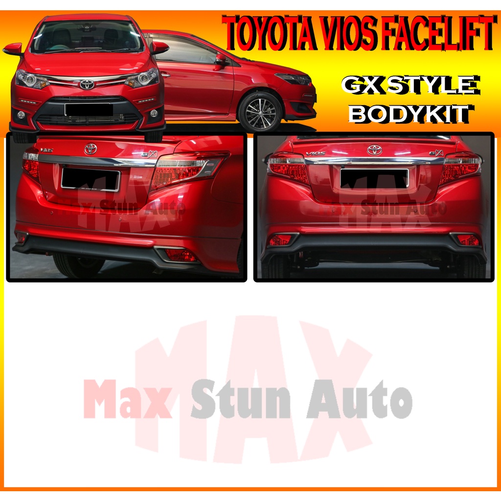 TOYOTA VIOS NCP150 VIOS 2016 FACELIFT GX STYLE BODYKIT (G-X) SKIRT LIP ...