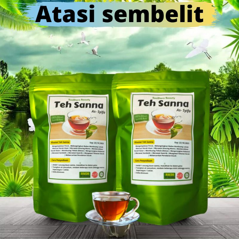 💯HOT SELLING💥Sanna Tea 100% Teh kurus Badan Mantap Slimming Tea | Daun ...