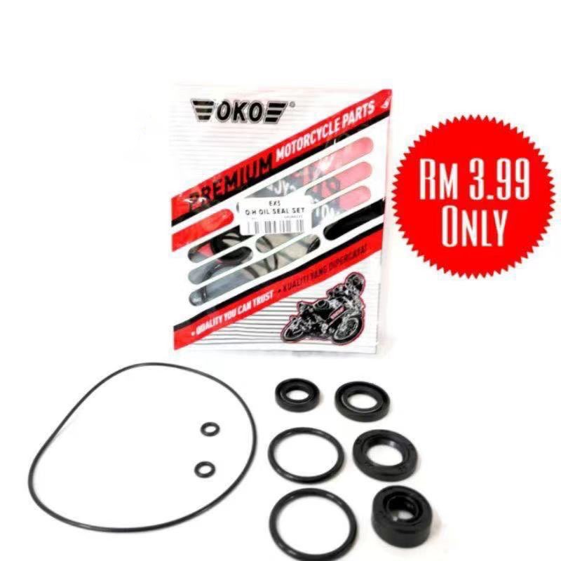 OKO OIL SEAL SET EX5 / DREAM / C70 GBO / WAVE 100 / KRISS 100 | Shopee ...